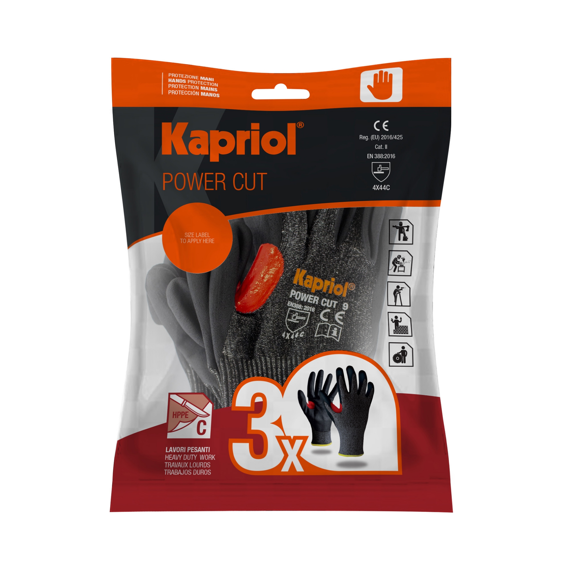 Guanti Power Cut | Kapriol